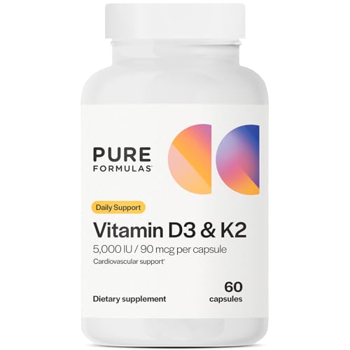 PureFormulas Vitamin D3 K2 capsules