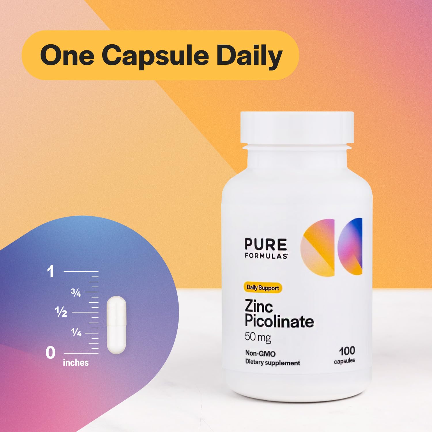 PureFormulas zinc for daily wellness