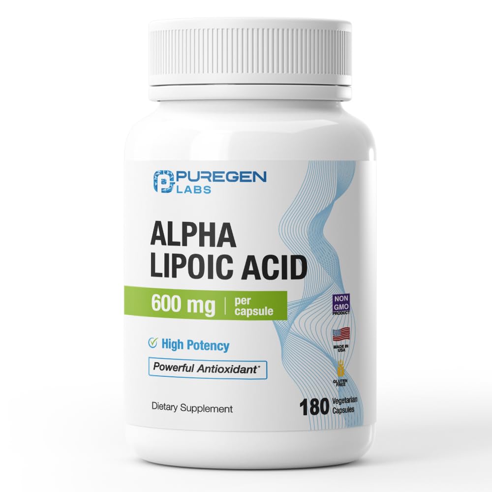 puregen labs alpha lipoic acid supplement