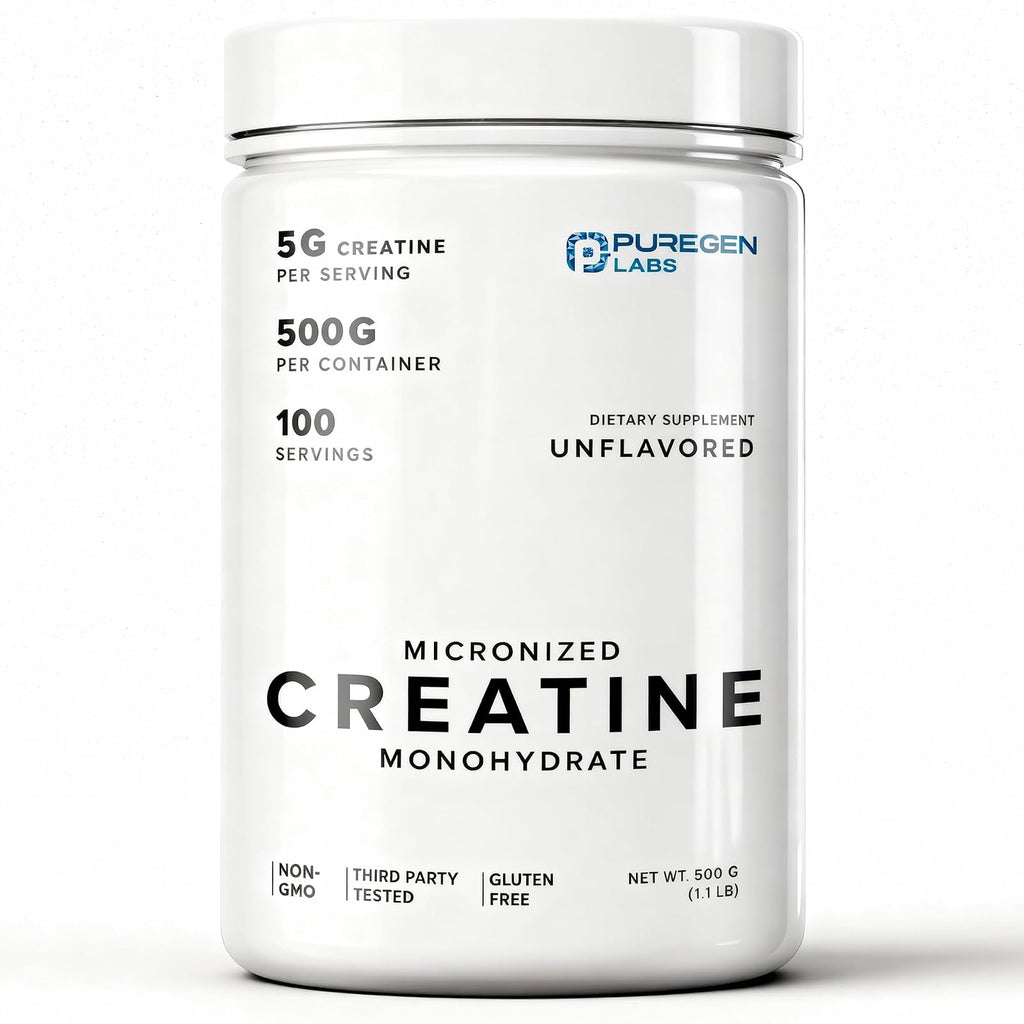 Puregen Labs creatine monohydrate powder