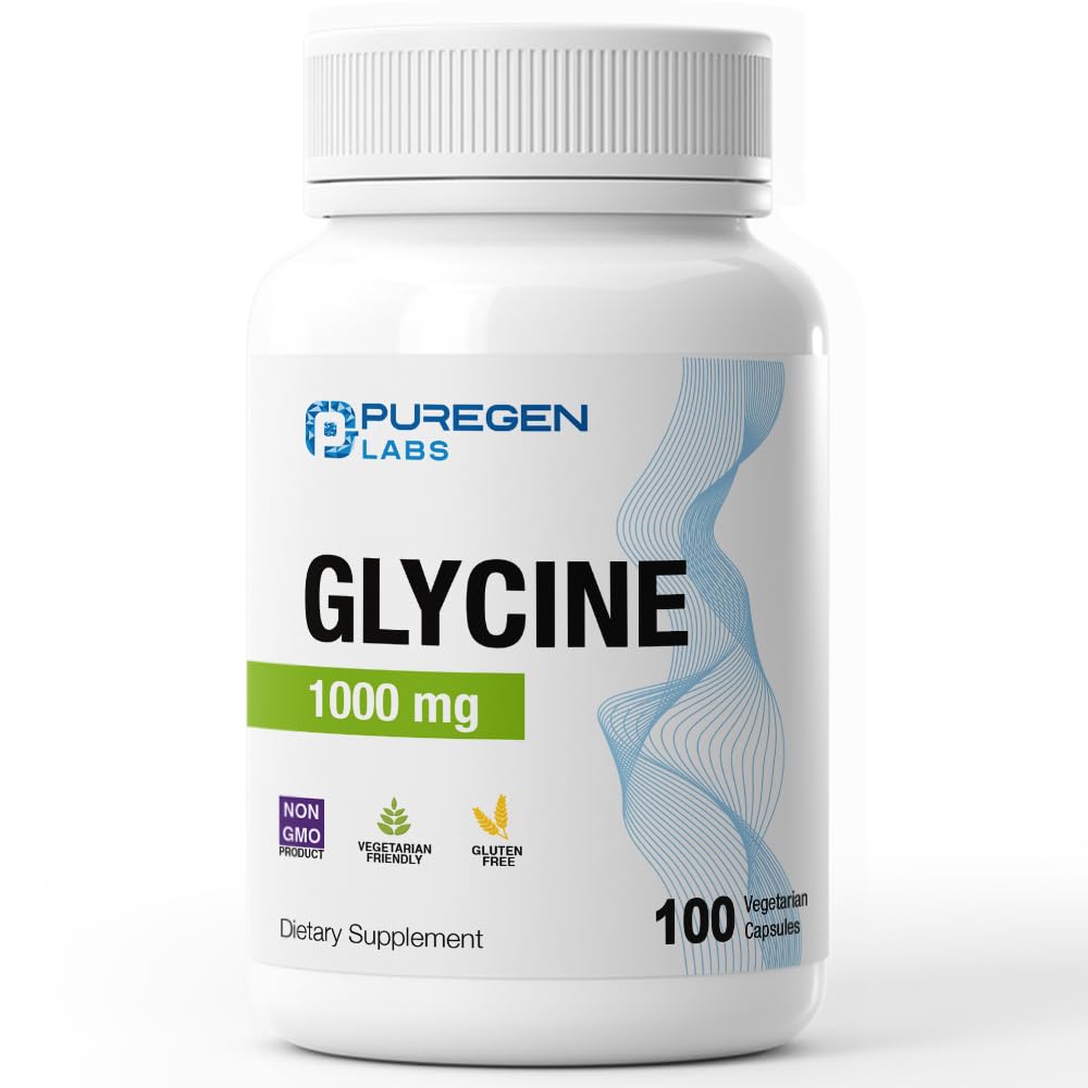 Puregen Labs Glycine for restful sleep