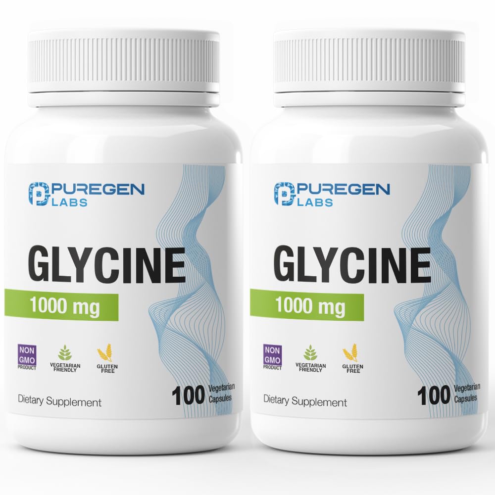 Puregen Labs Glycine for restful sleep