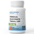 Puregen Labs iron supplement tablets