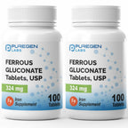 Puregen Labs iron supplement tablets