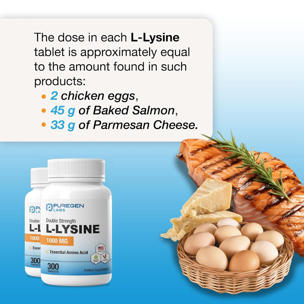 puregen labs l-lysine for muscle recovery