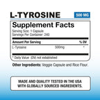 puregen labs l-tyrosine 500 mg