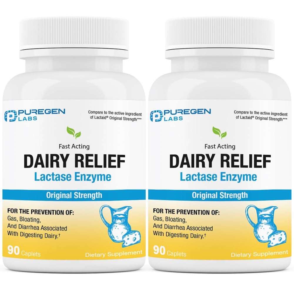 Puregen Labs lactase enzyme benefits