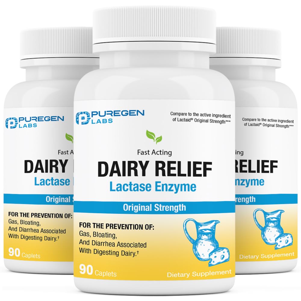 Puregen Labs lactase enzyme for digestion