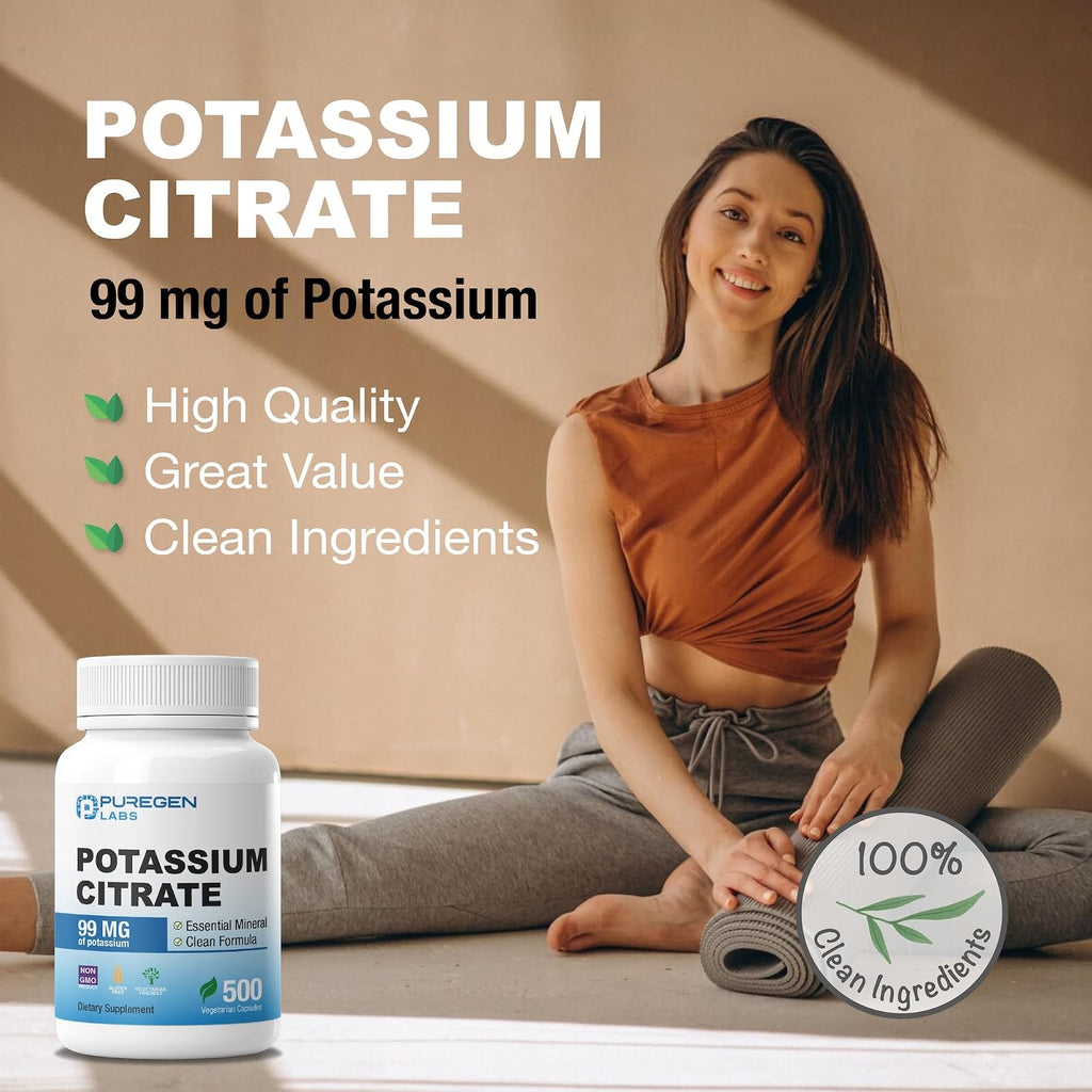 Puregen Labs potassium citrate benefits