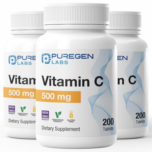 Puregen Labs Vitamin C tablets for immunity
