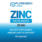 Puregen Labs zinc supplement benefits