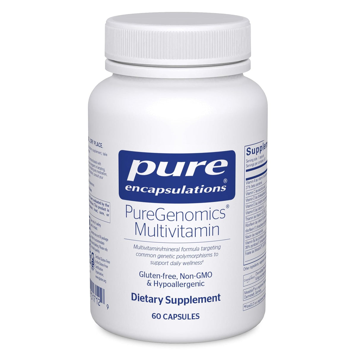 PureGenomics multivitamins for optimal health