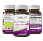 PURELY beneficial Resveratrol antioxidant capsules