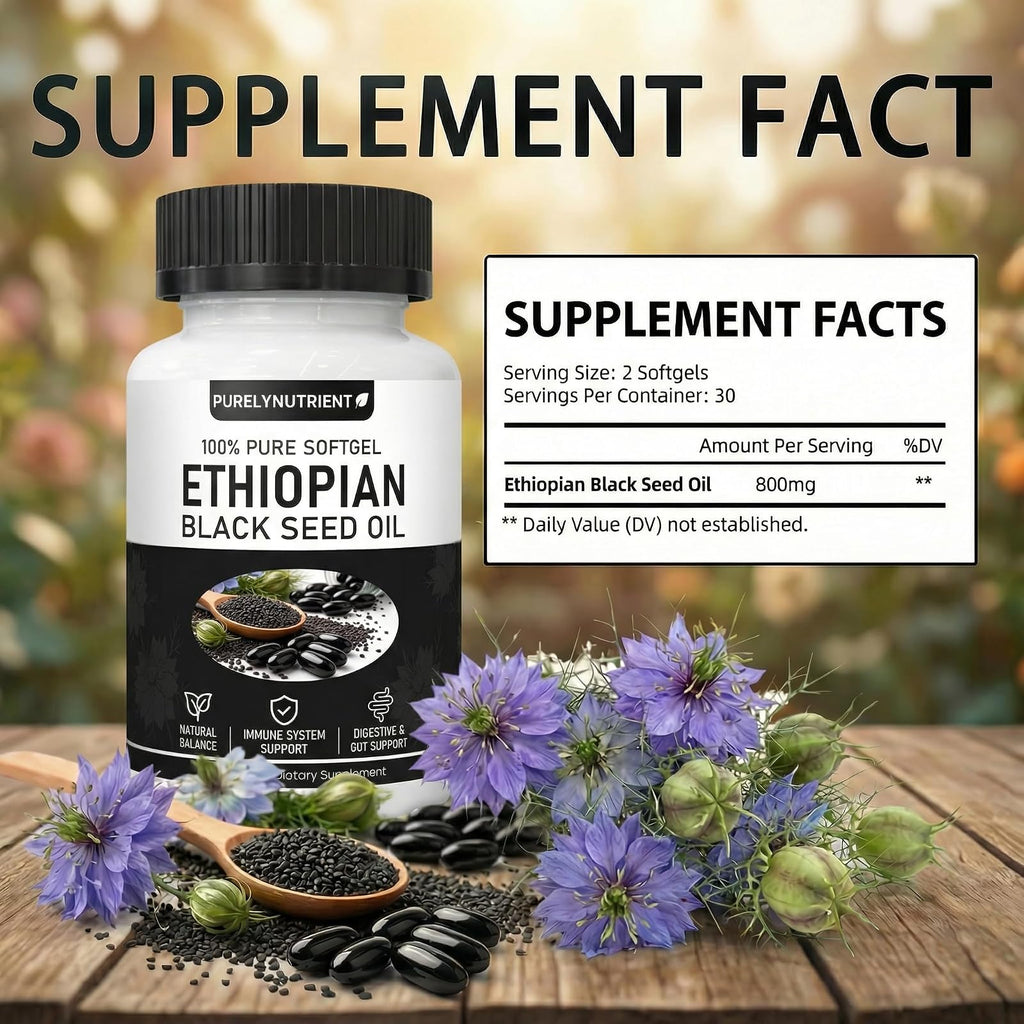 Purely Nutrient black seed softgels