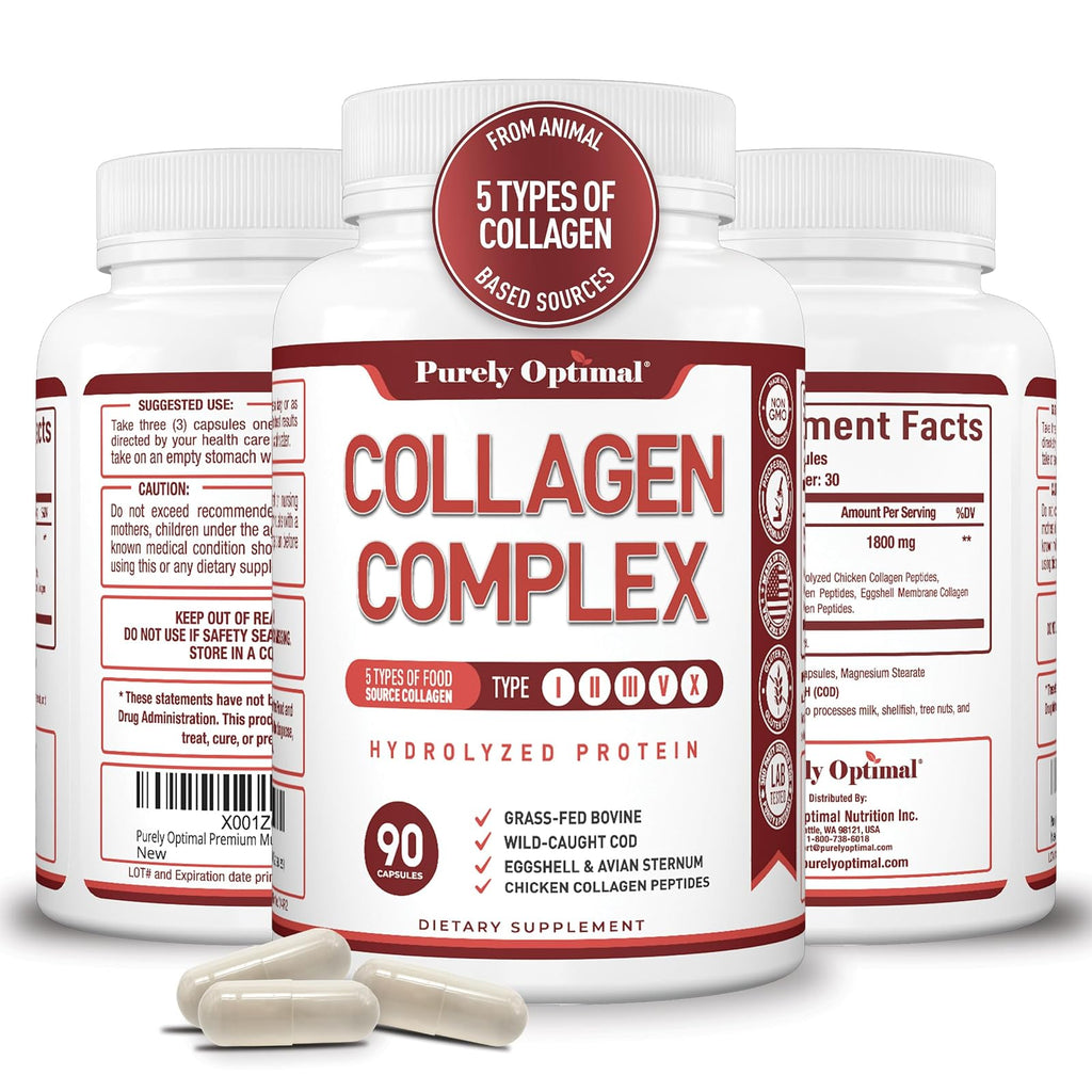 Purely Optimal collagen peptides capsules