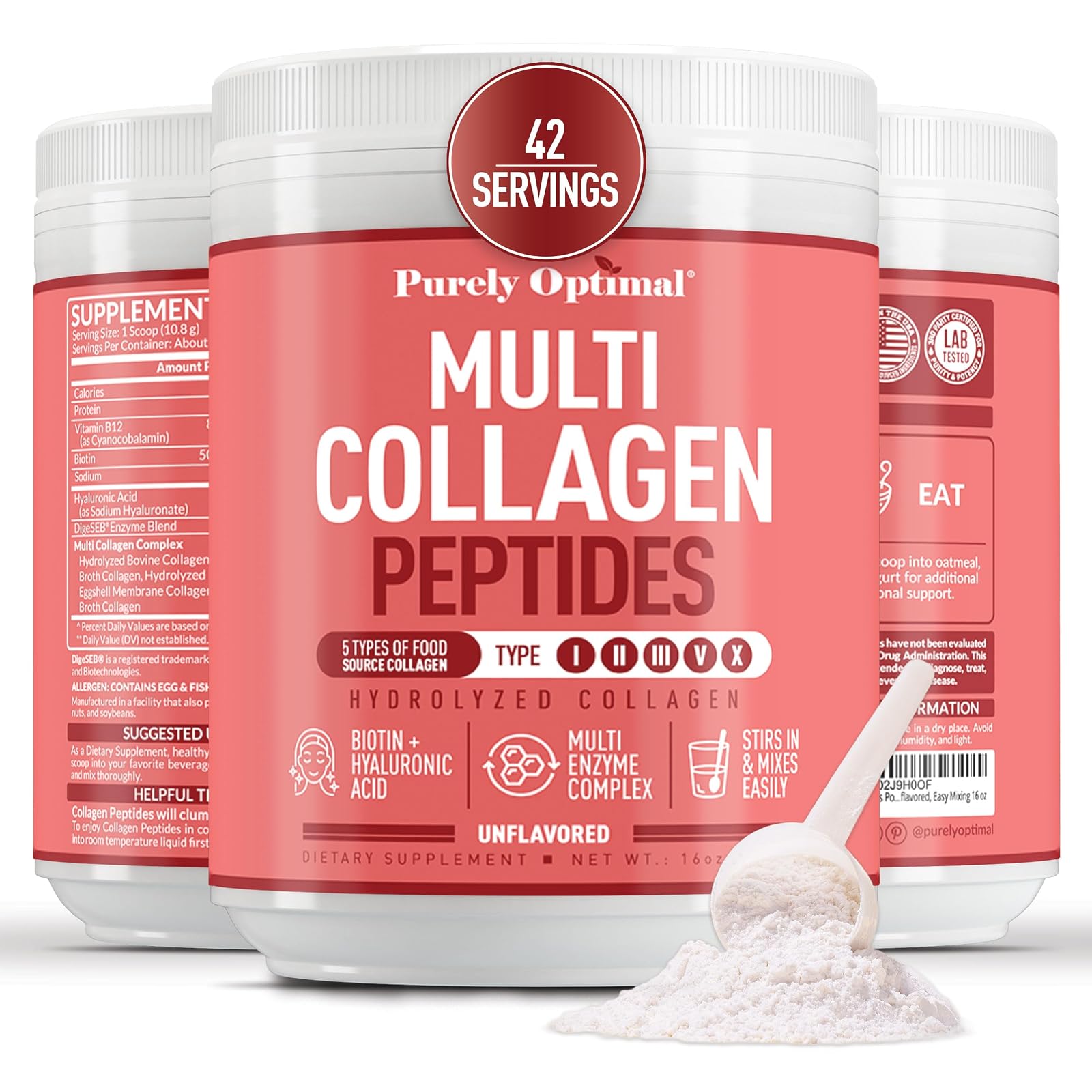 Purely Optimal collagen peptides for skin
