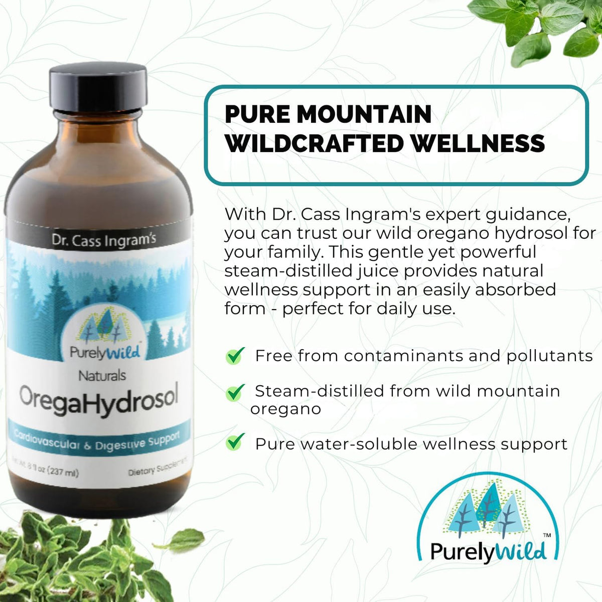 PURELY WILD herbal remedy solution