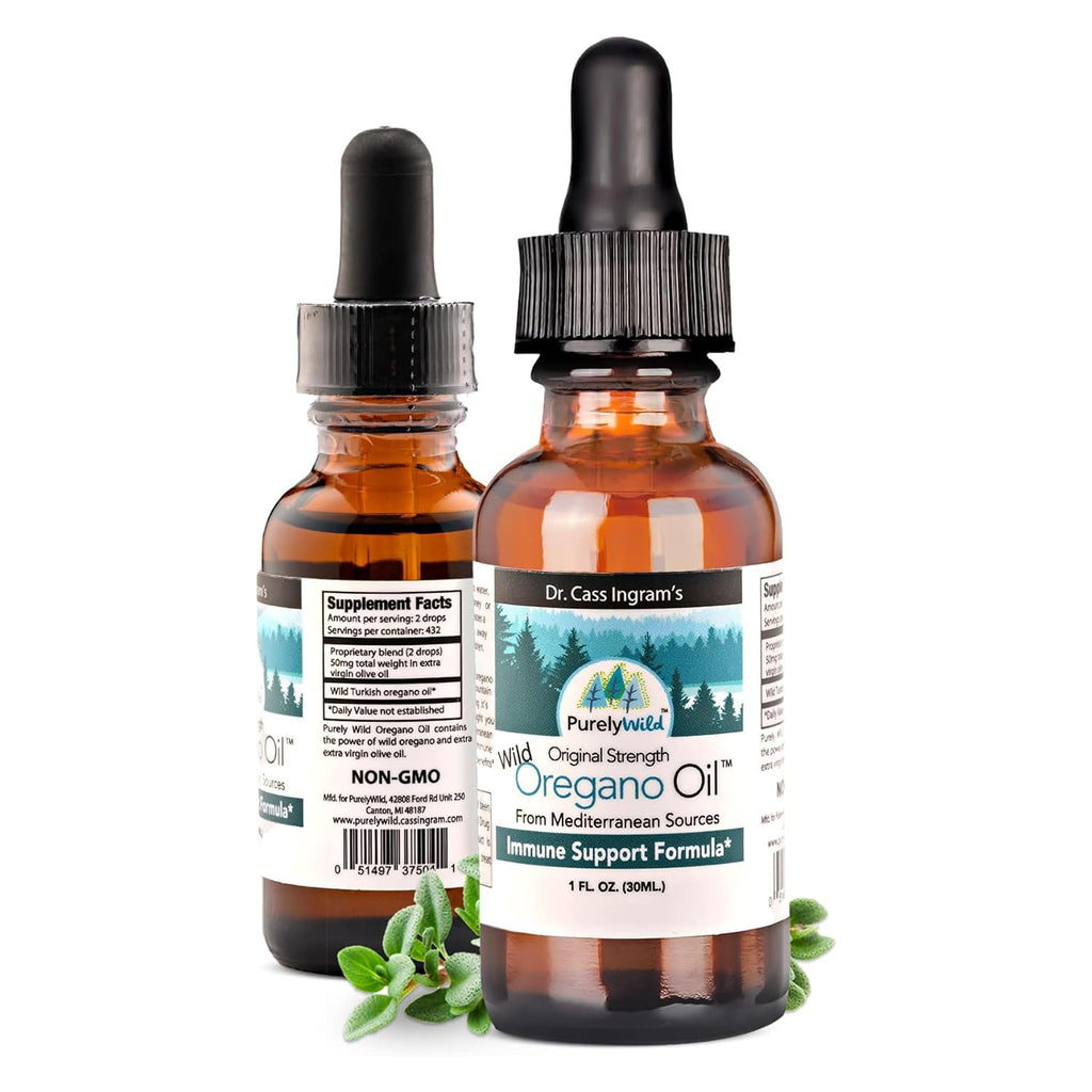 PURELY WILD oregano oil for immunity