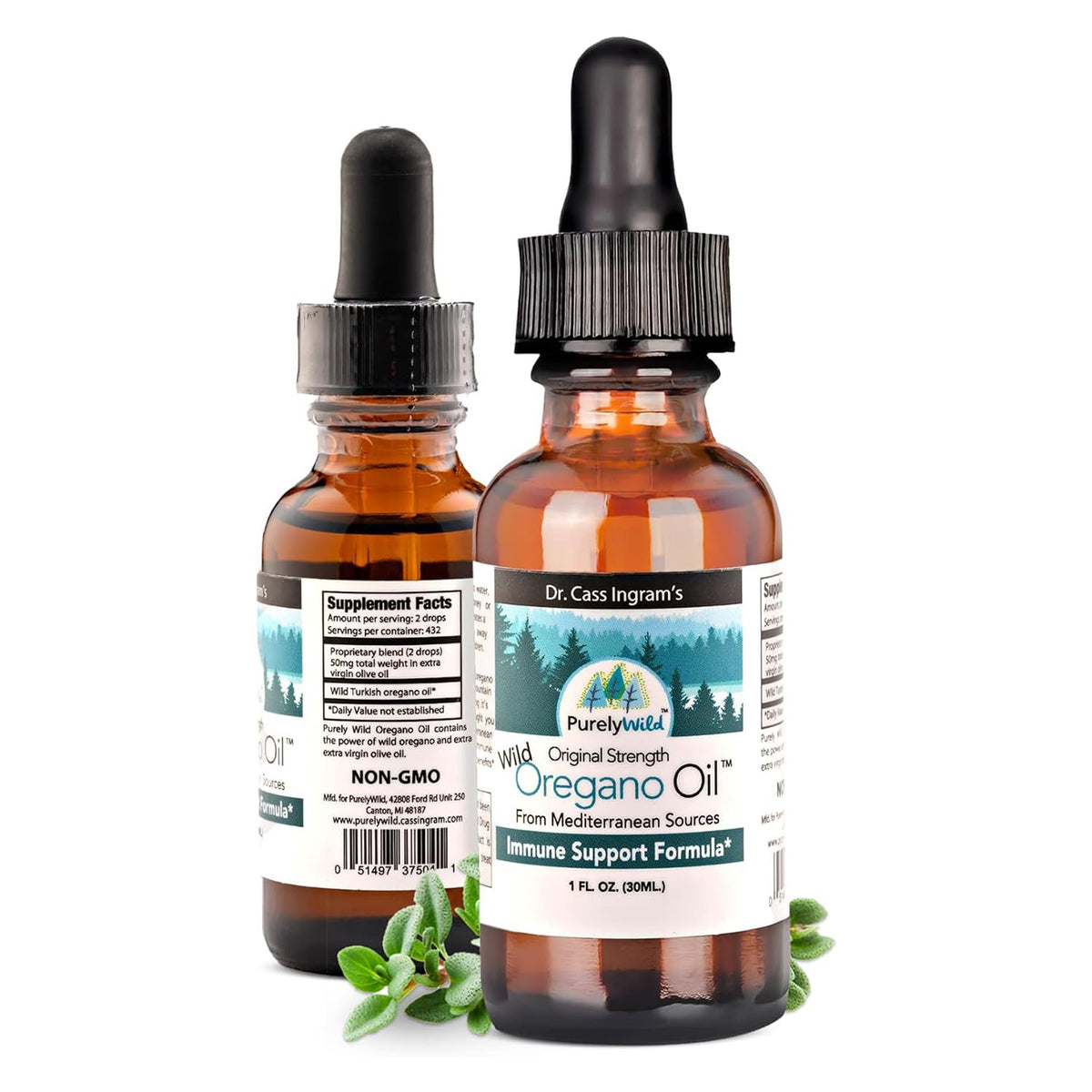 PURELY WILD oregano oil for immunity