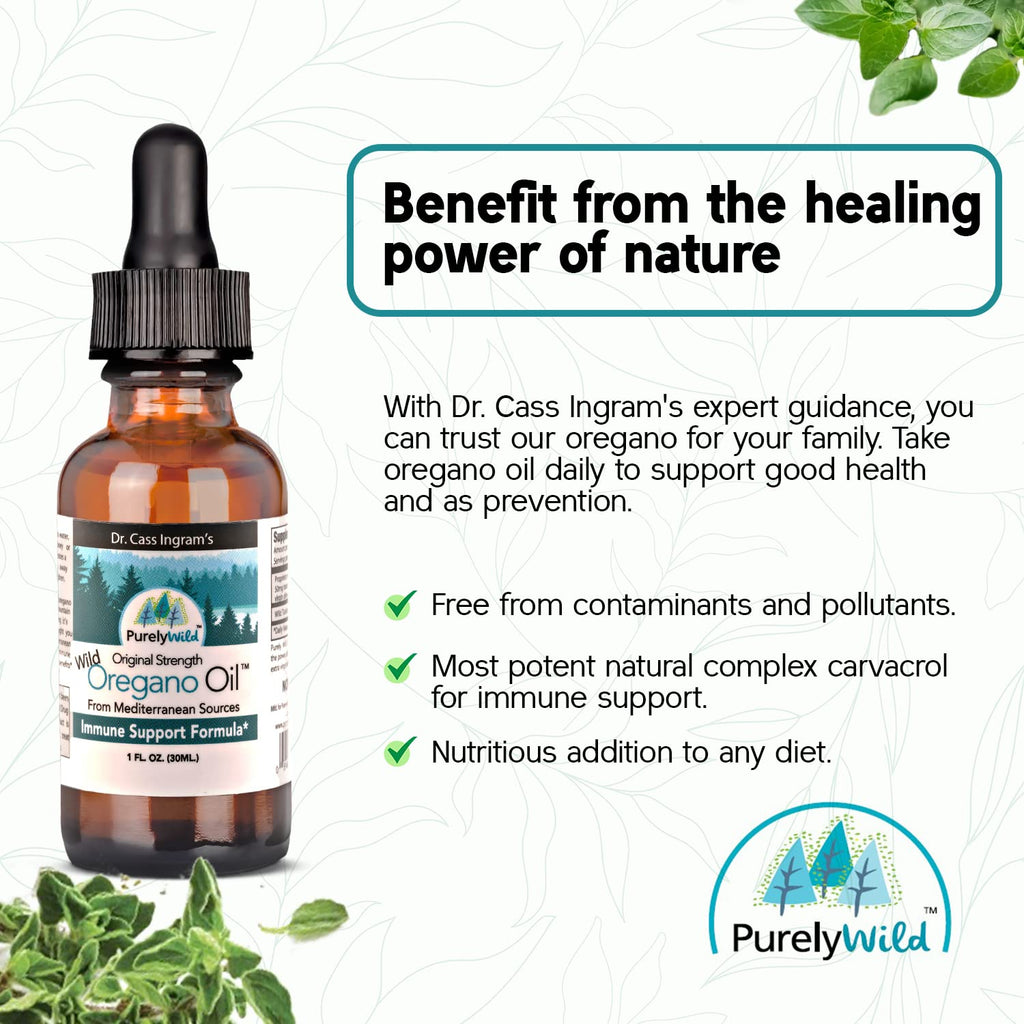 PURELY WILD oregano oil softgels
