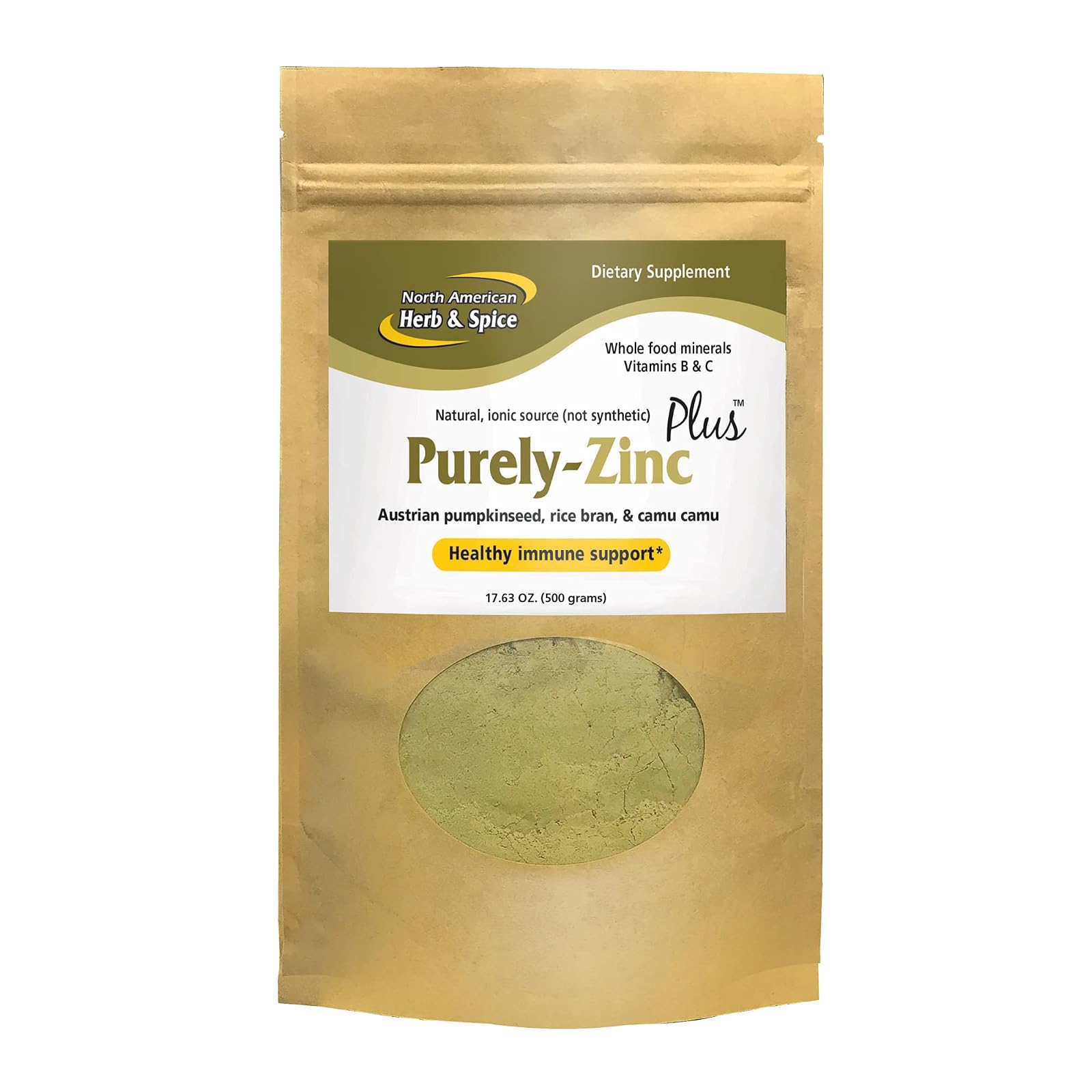 Purely-Zinc Plus mineral supplement