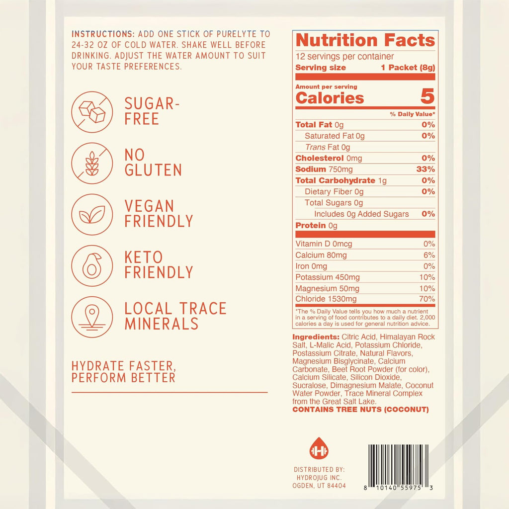 PURELYTE sports hydration packets