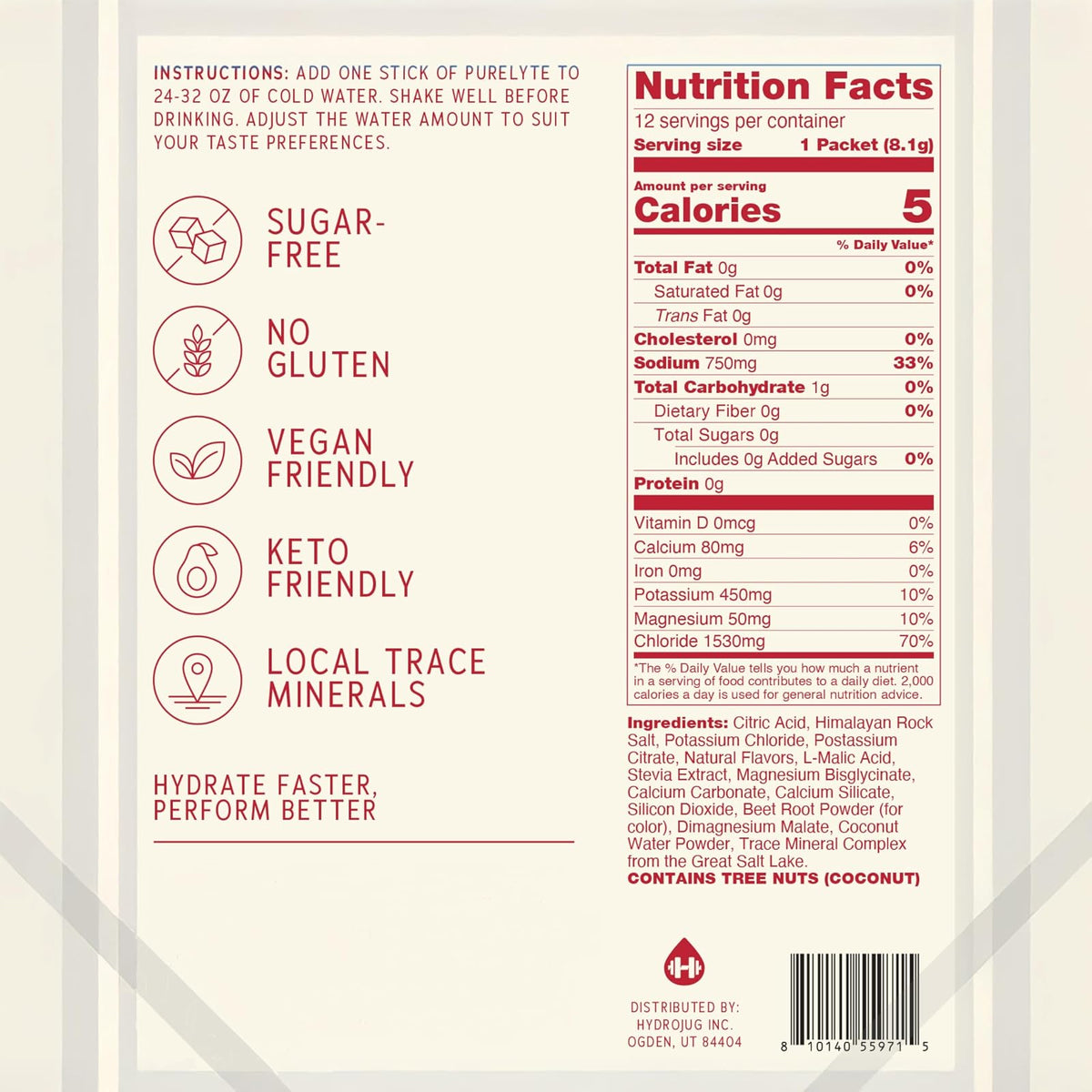 PURELYTE sports hydration packets