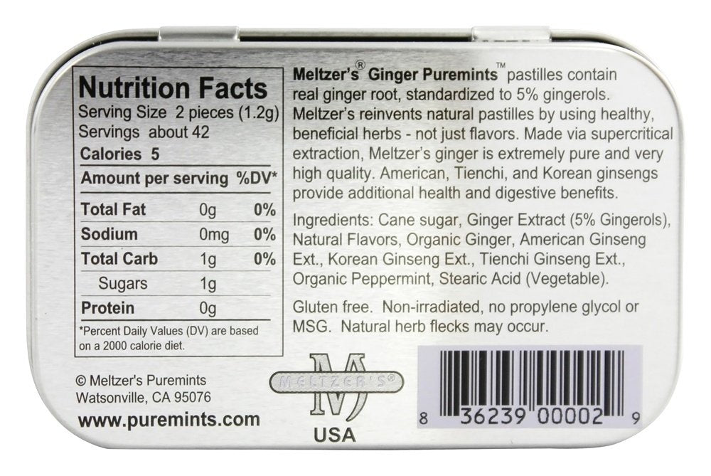 Puremints ginger tea soothing benefits