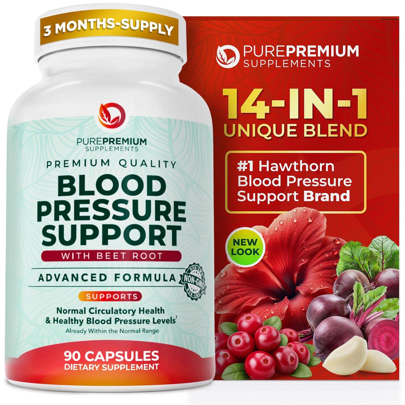 PurePremium beet root capsules for energy