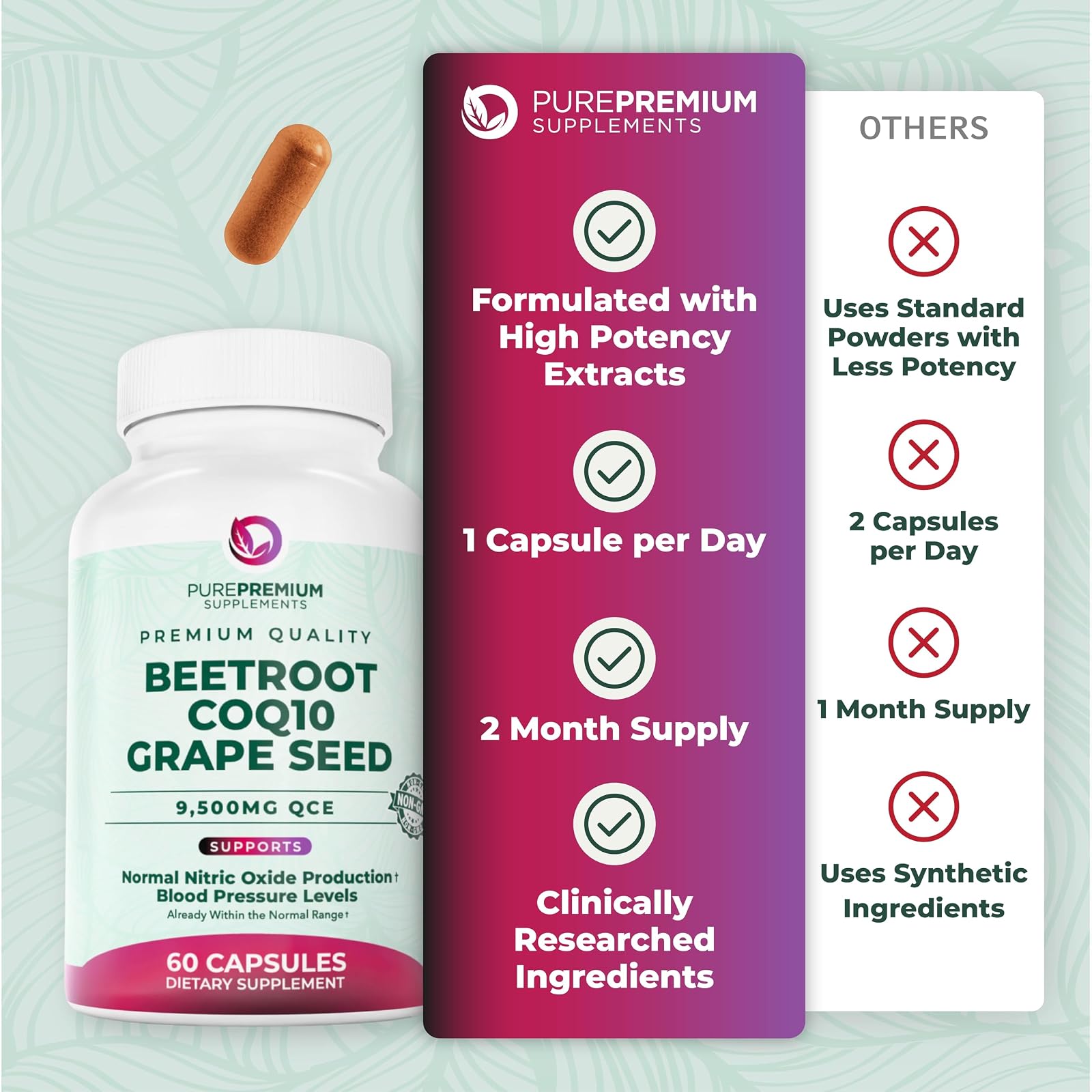 PurePremium beet root for daily nutrition