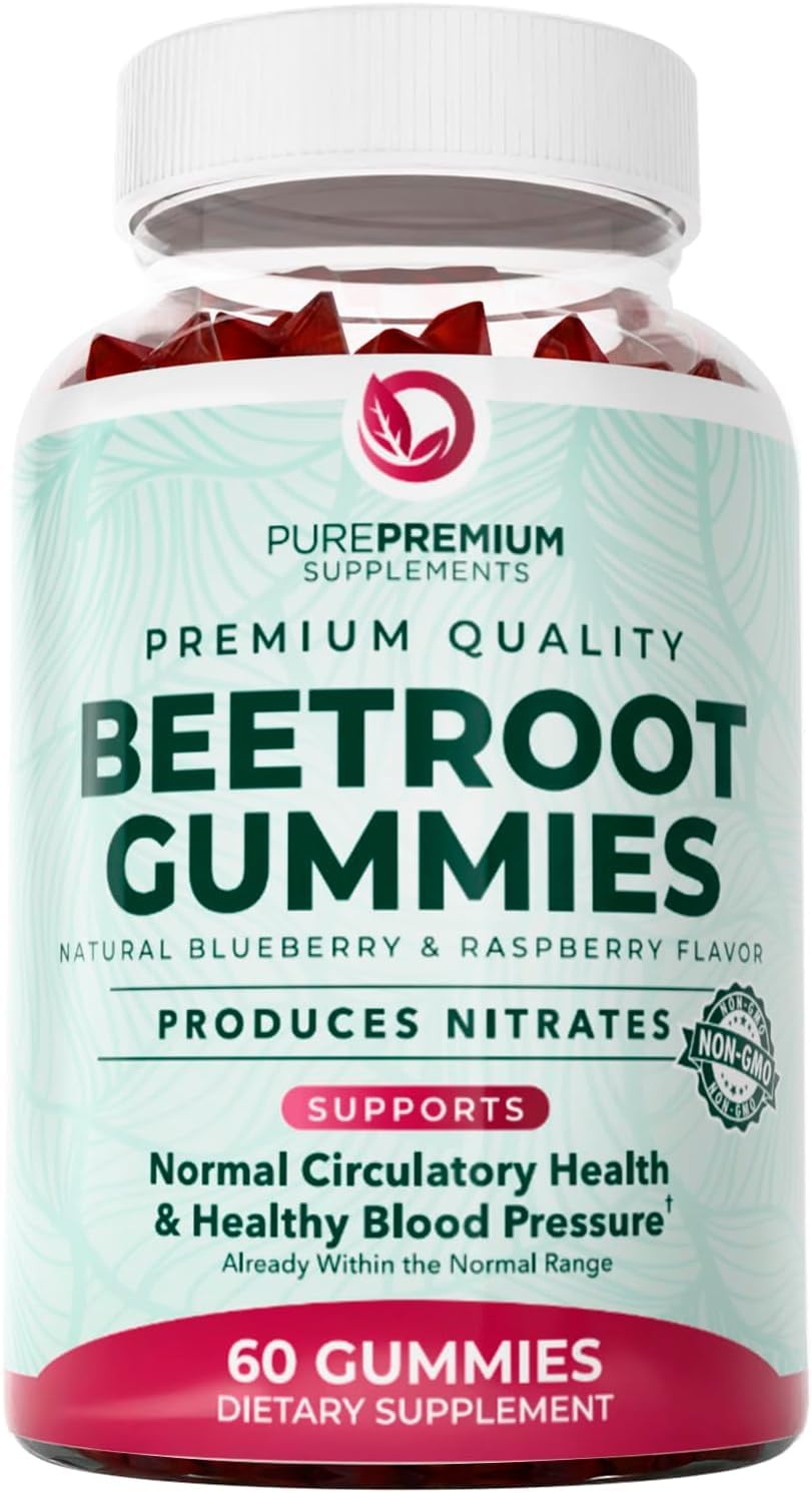 PurePremium beet root gummies for energy