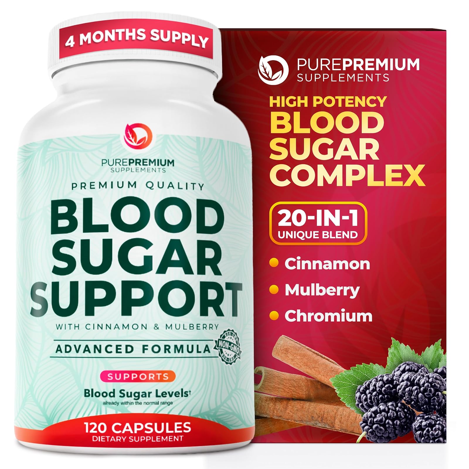 purepremium blood sugar support capsules