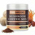 PureShrooms instant mushroom coffee blend