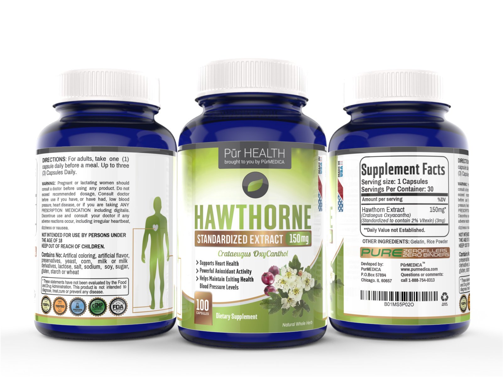 PurHEALTH hawthorn extract for heart health