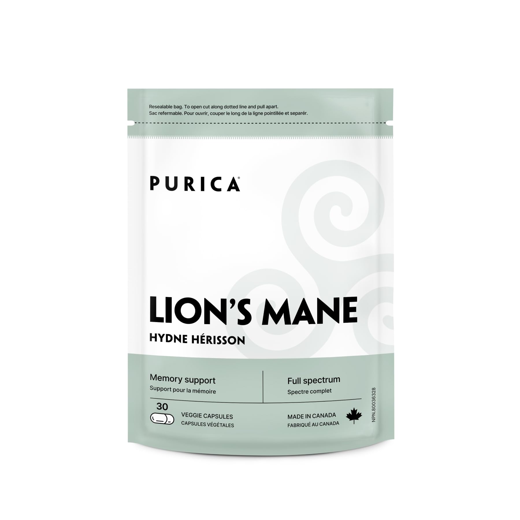 PURICA Lion's Mane herbal supplements
