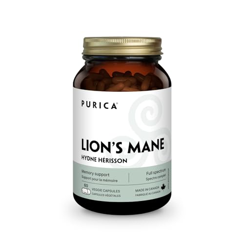 PURICA Lion's Mane mushrooms for cognitive health