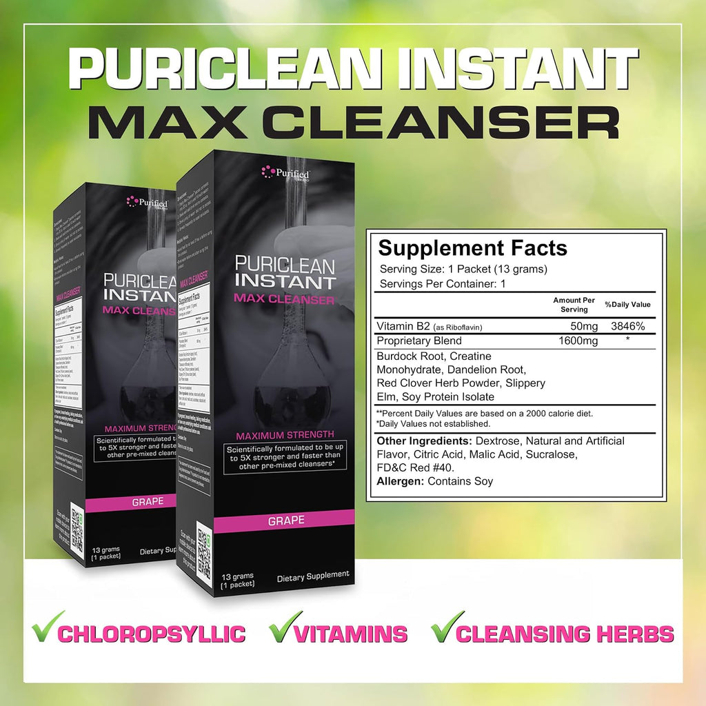 Puriclean detox tea for quick cleanse