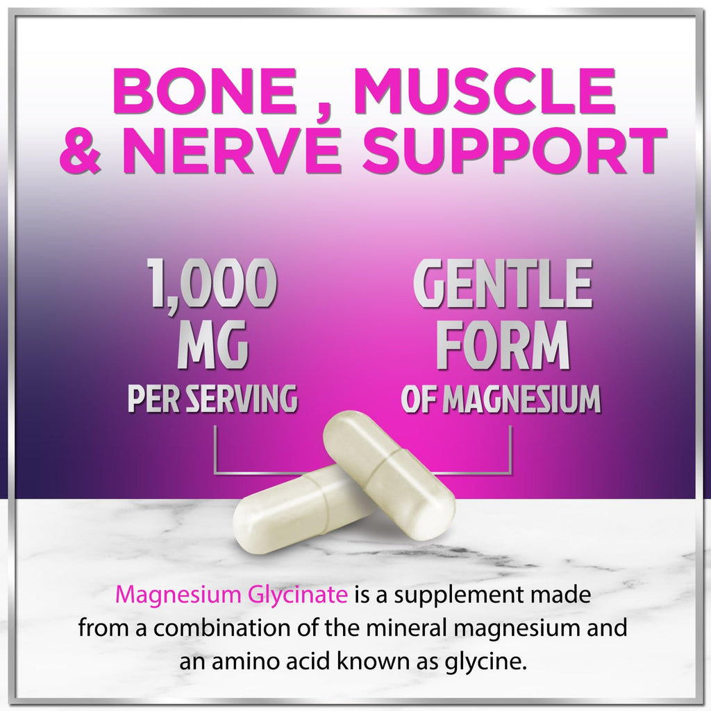 purified magnesium glycinate for bone strength