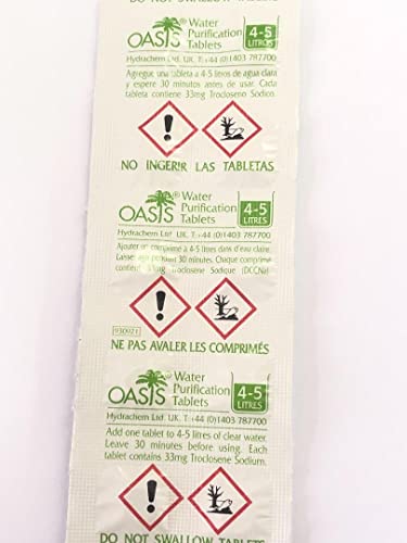 purify water with Oasis tablets