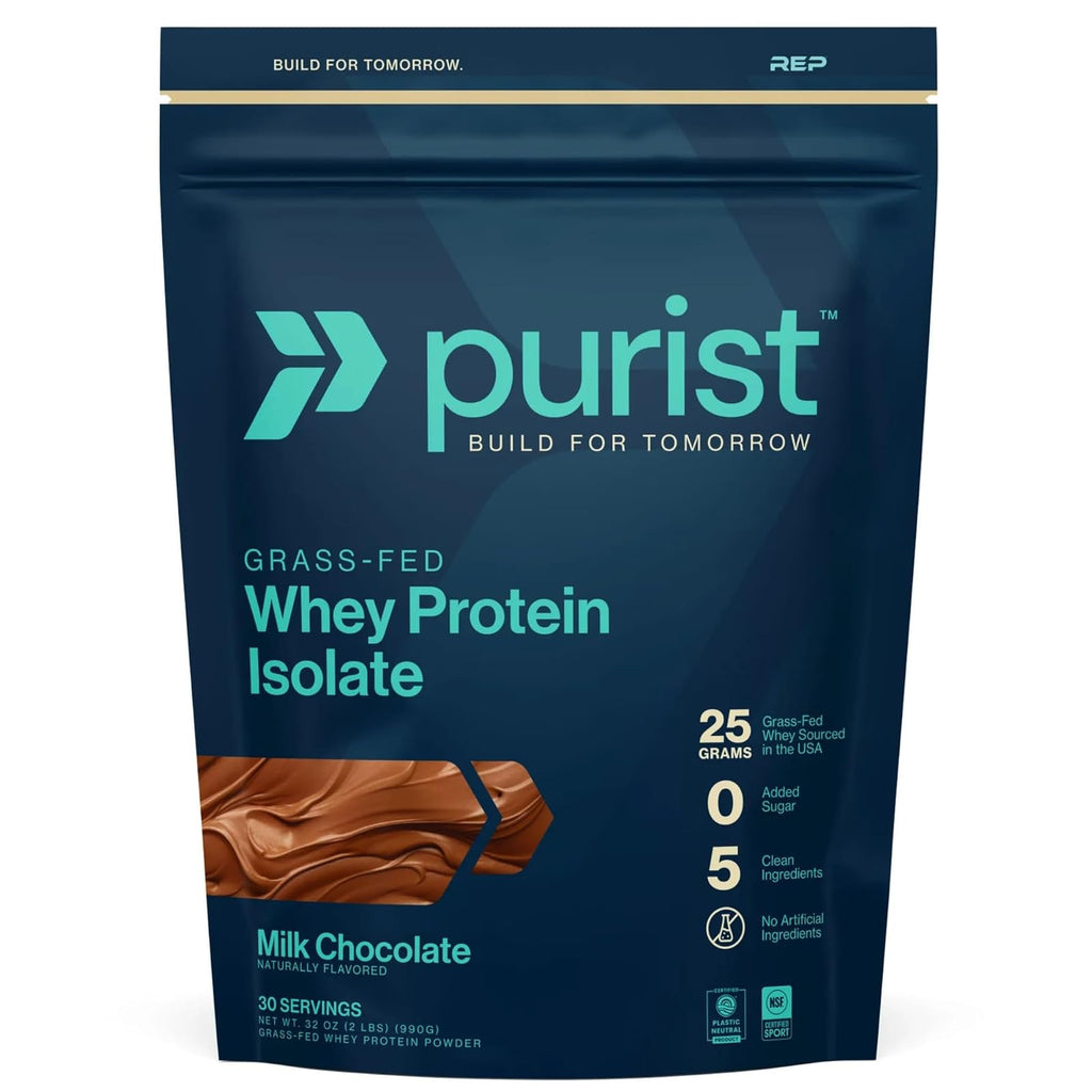 PURIST grass fed whey protein isolate