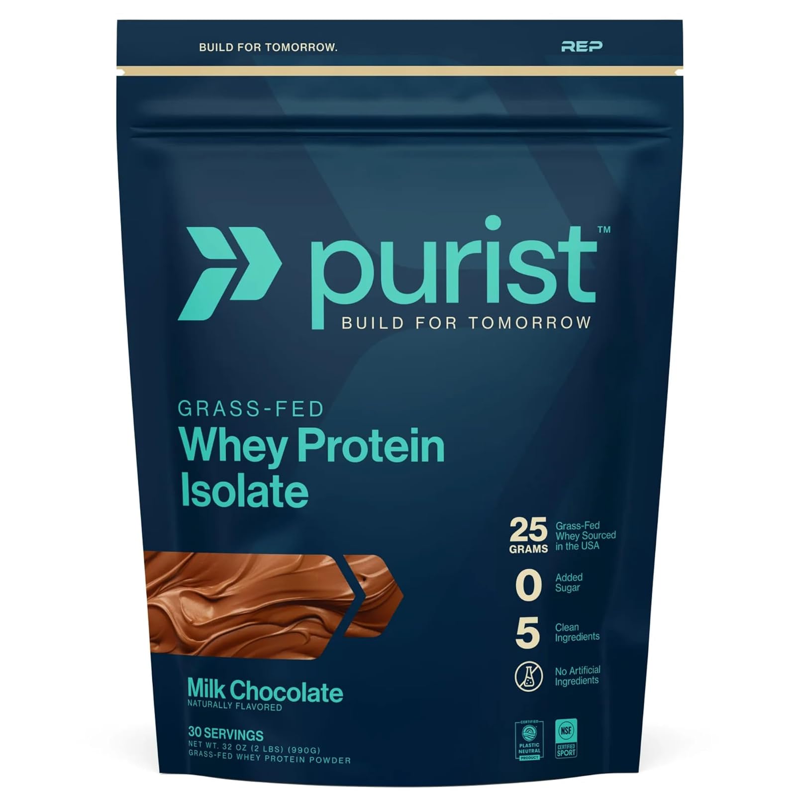 PURIST grass fed whey protein isolate