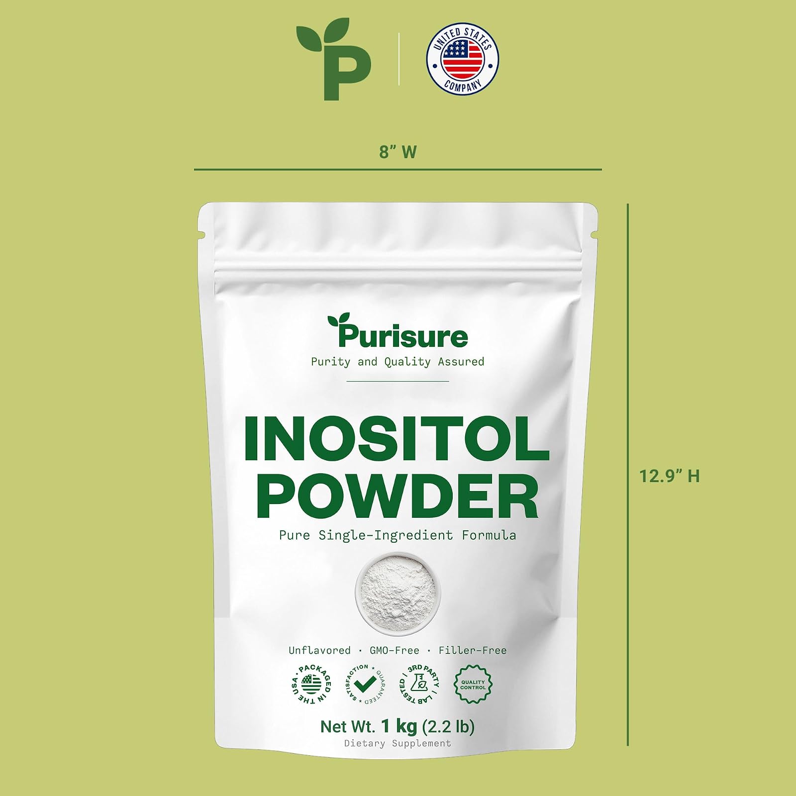 Purisure 1 kg Inositol for daily use