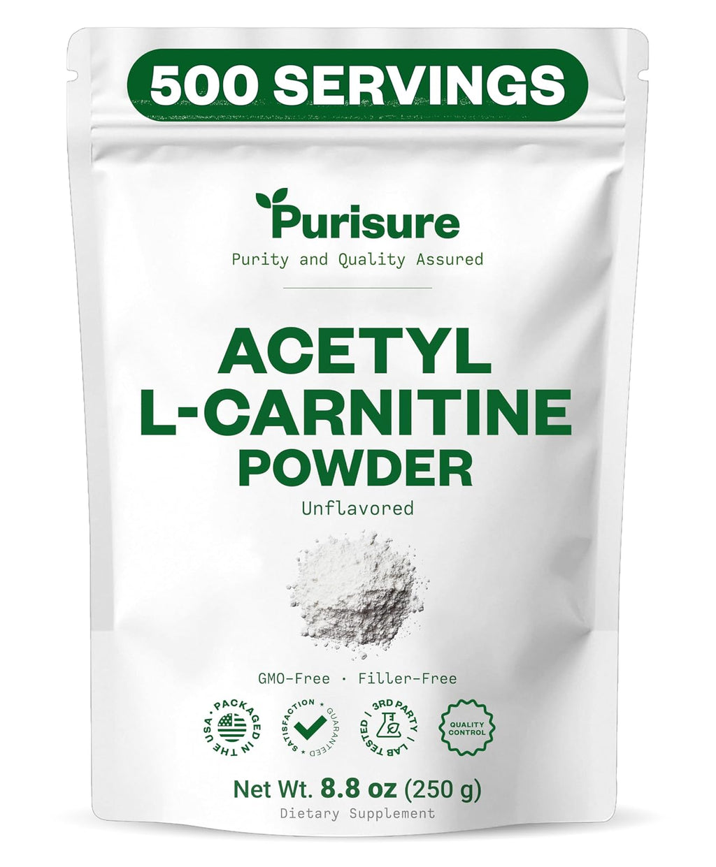 Purisure acetyl l-carnitine powder benefits