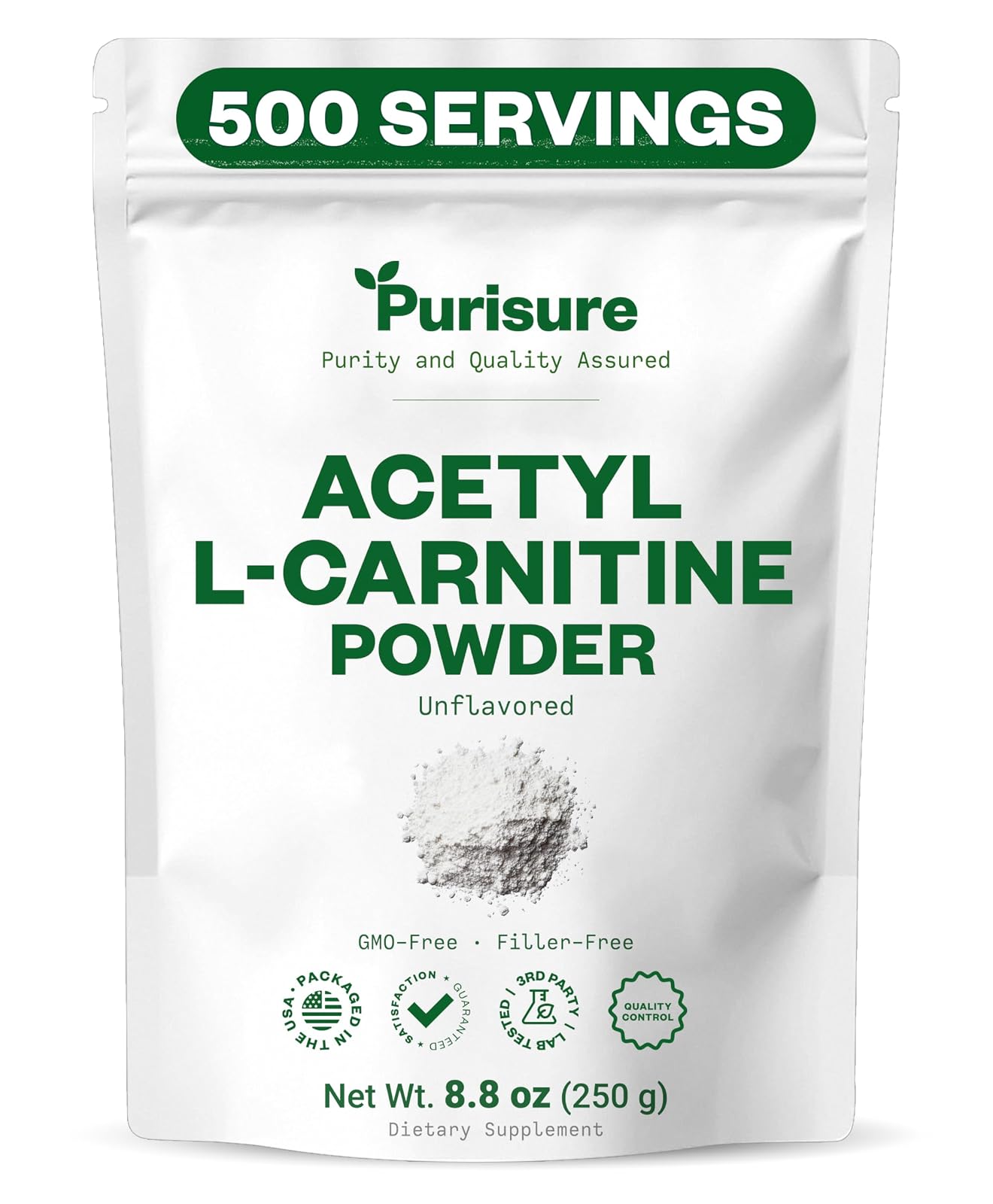 Purisure acetyl l-carnitine powder benefits