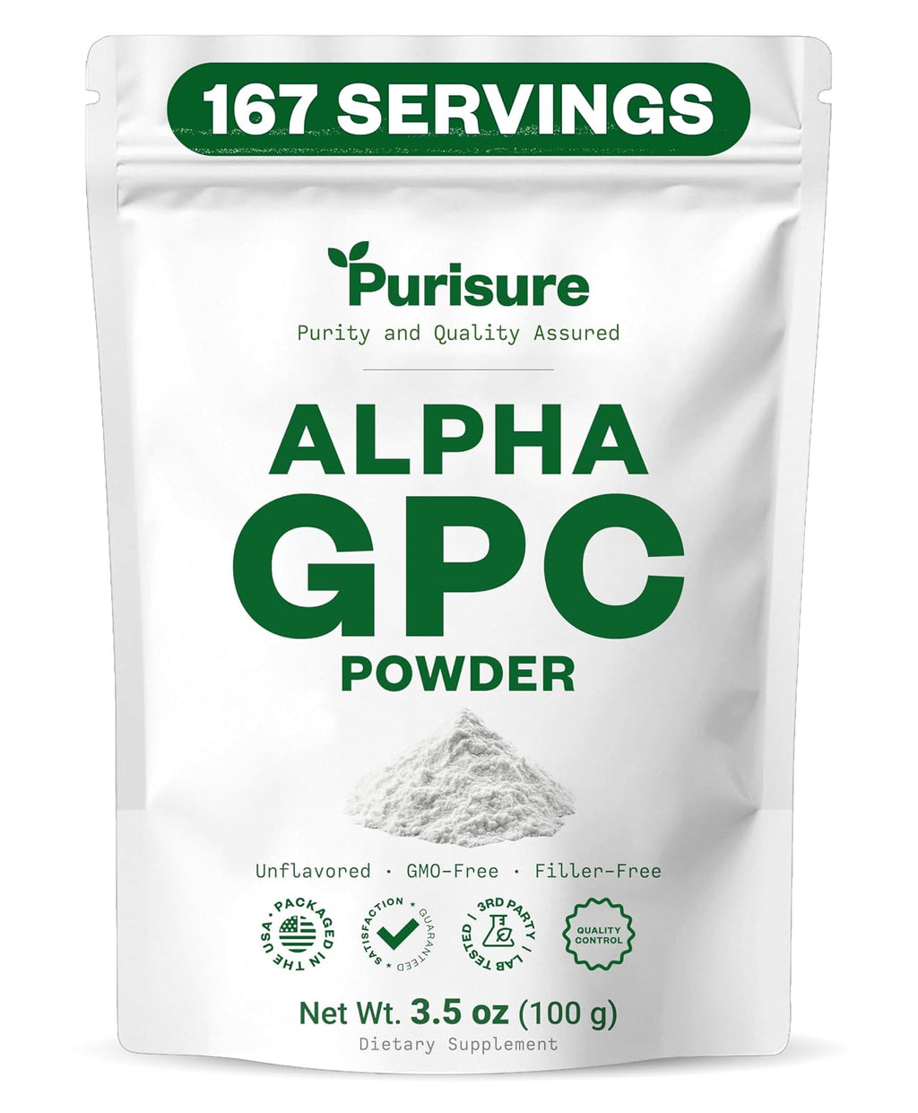 Purisure Alpha GPC Powder benefits
