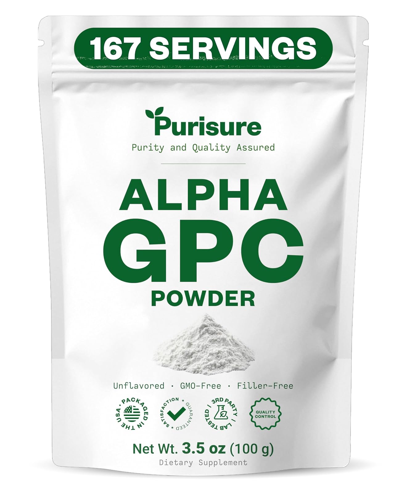 Purisure Alpha GPC Powder benefits