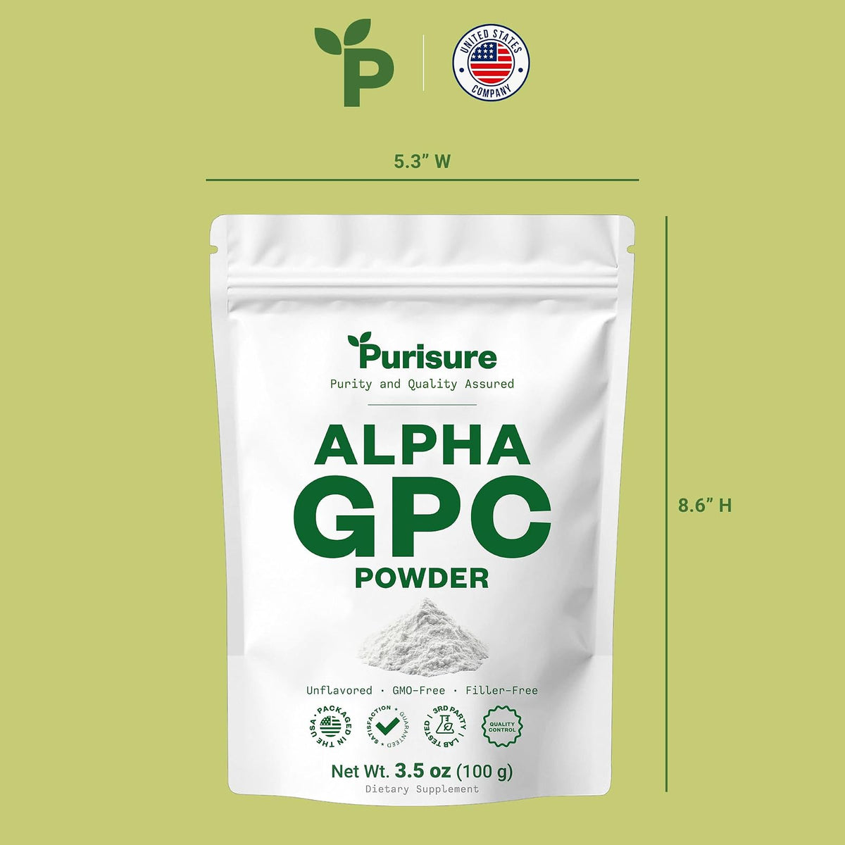 Purisure choline powder for energy