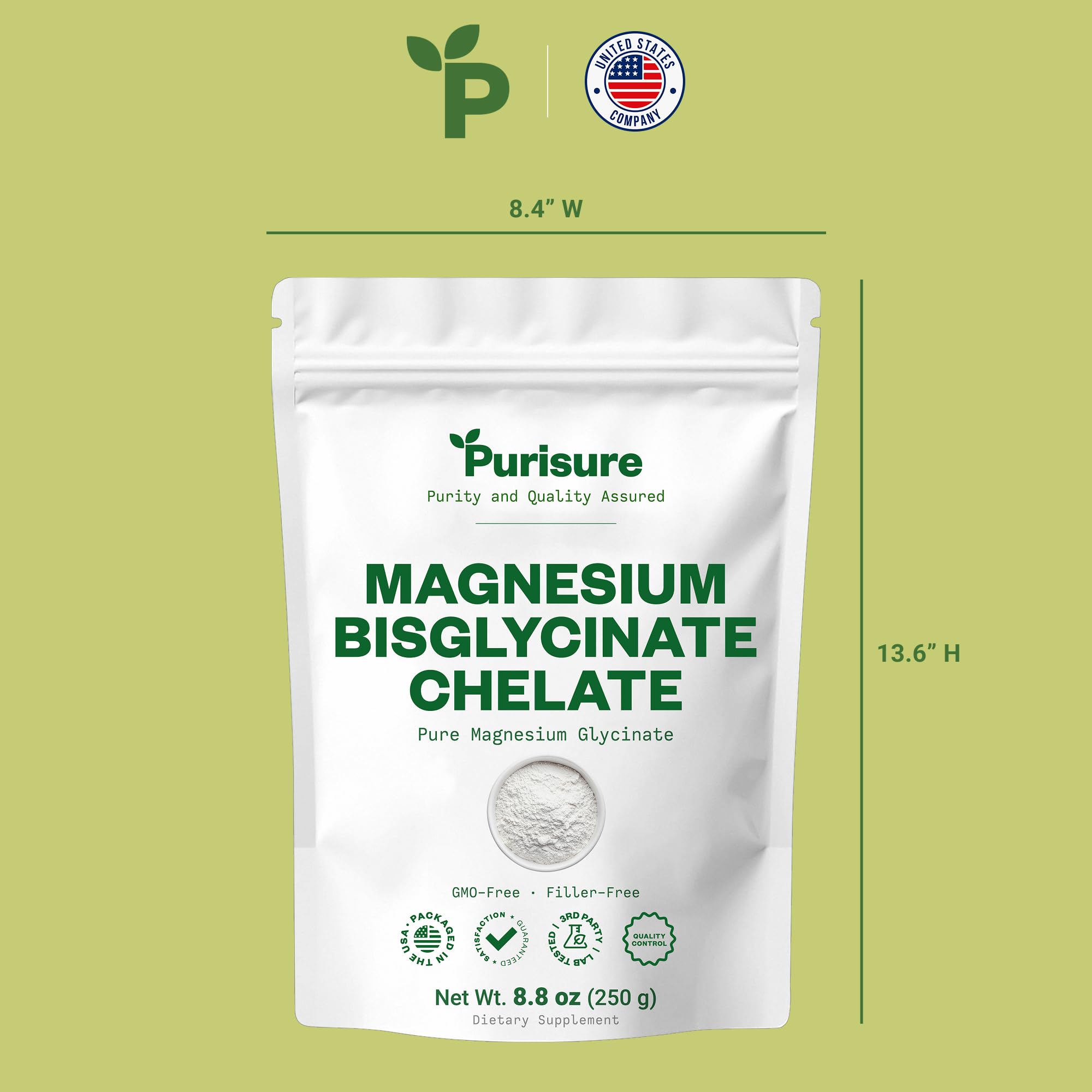 Purisure magnesium for optimal absorption