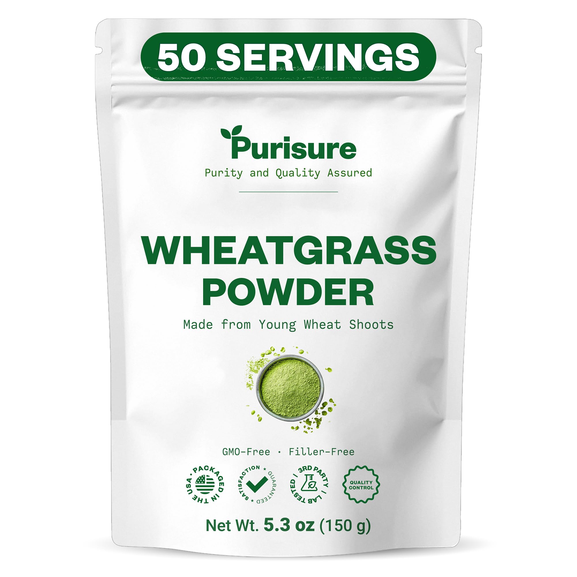 Purisure wheatgrass powder for immunity