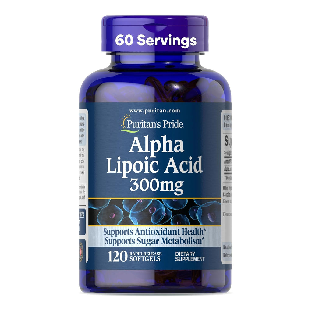 Puritan's Pride alpha lipoic acid softgels